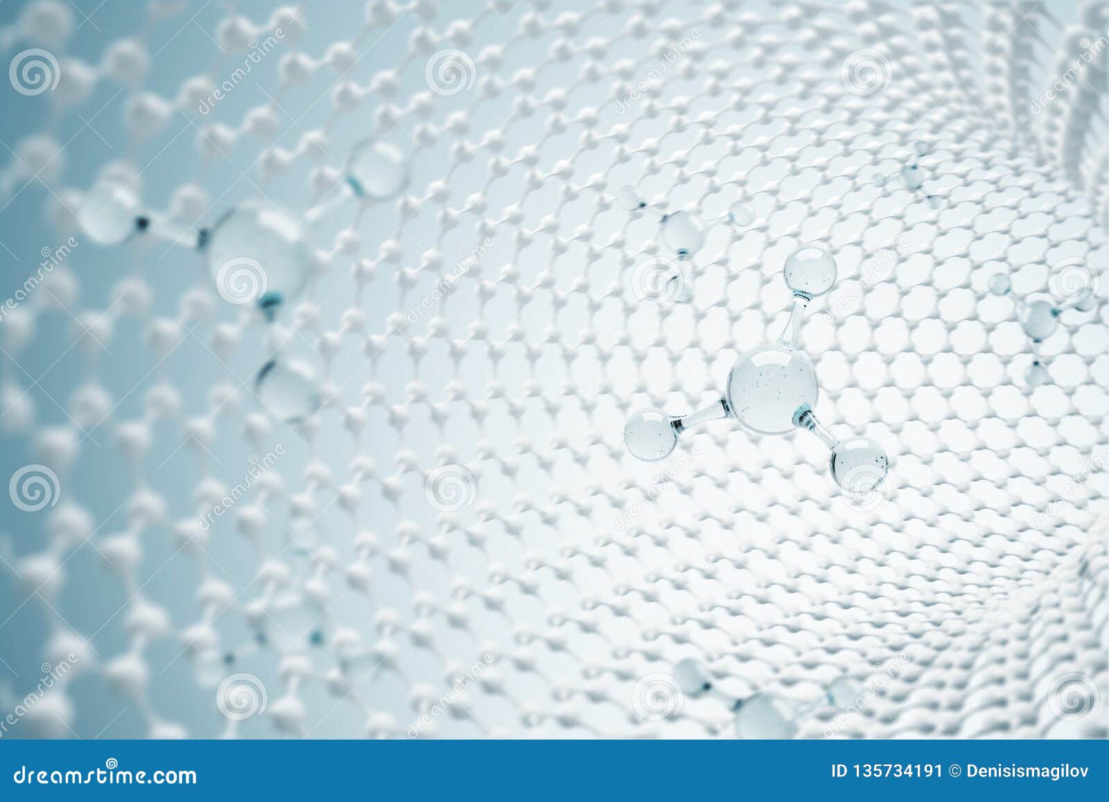 Transparent Atoms Over Carbon Molecule Background Stock Illustration ...