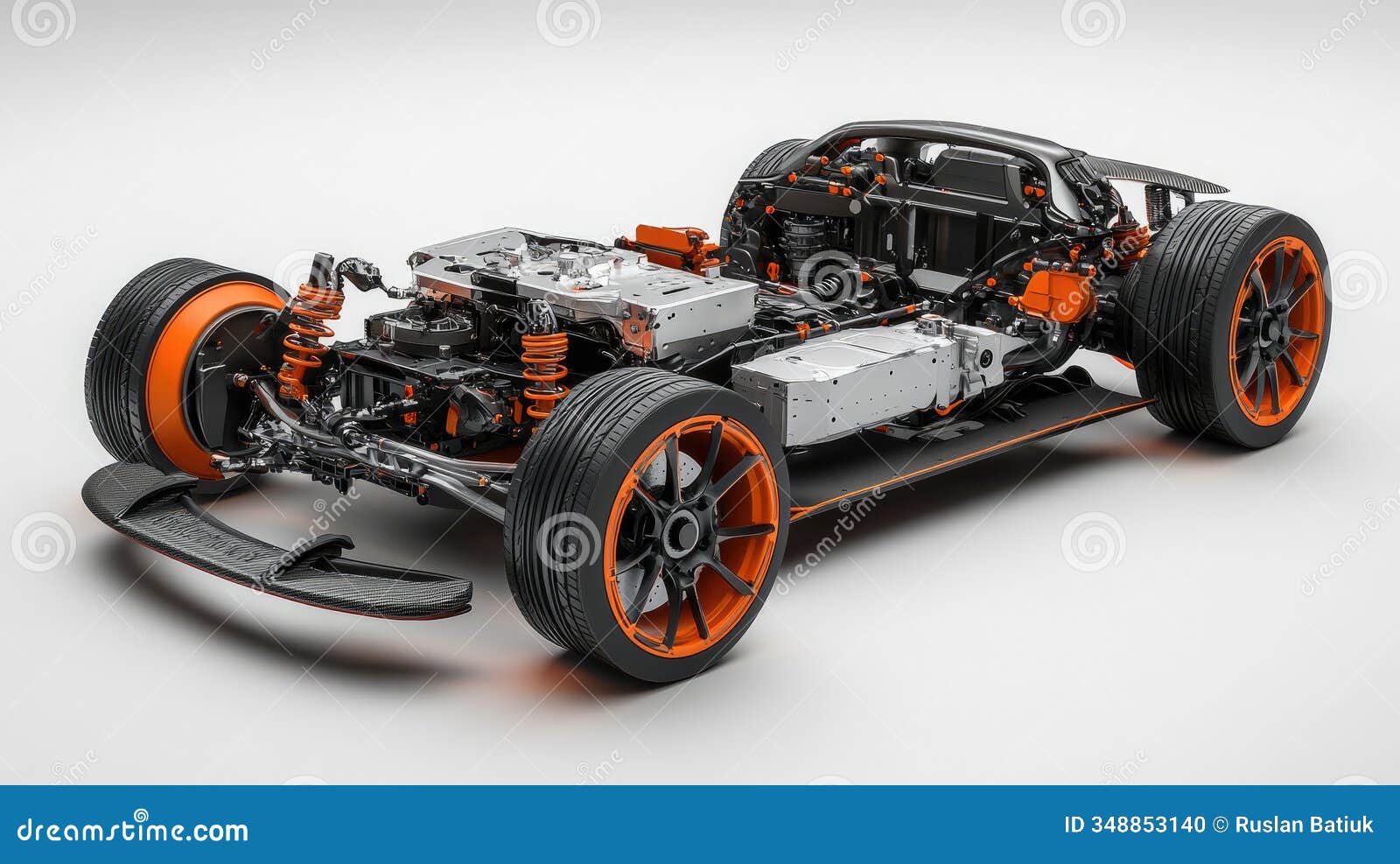 Transparent Auto: Internal Structure, Car Mechanisms, Modern Transport ...