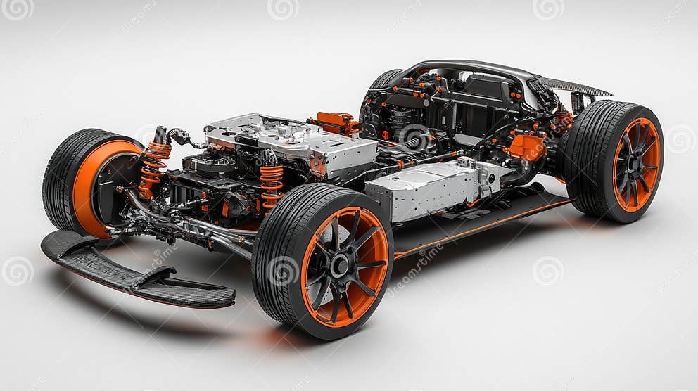 Transparent Auto: Internal Structure, Car Mechanisms, Modern Transport ...