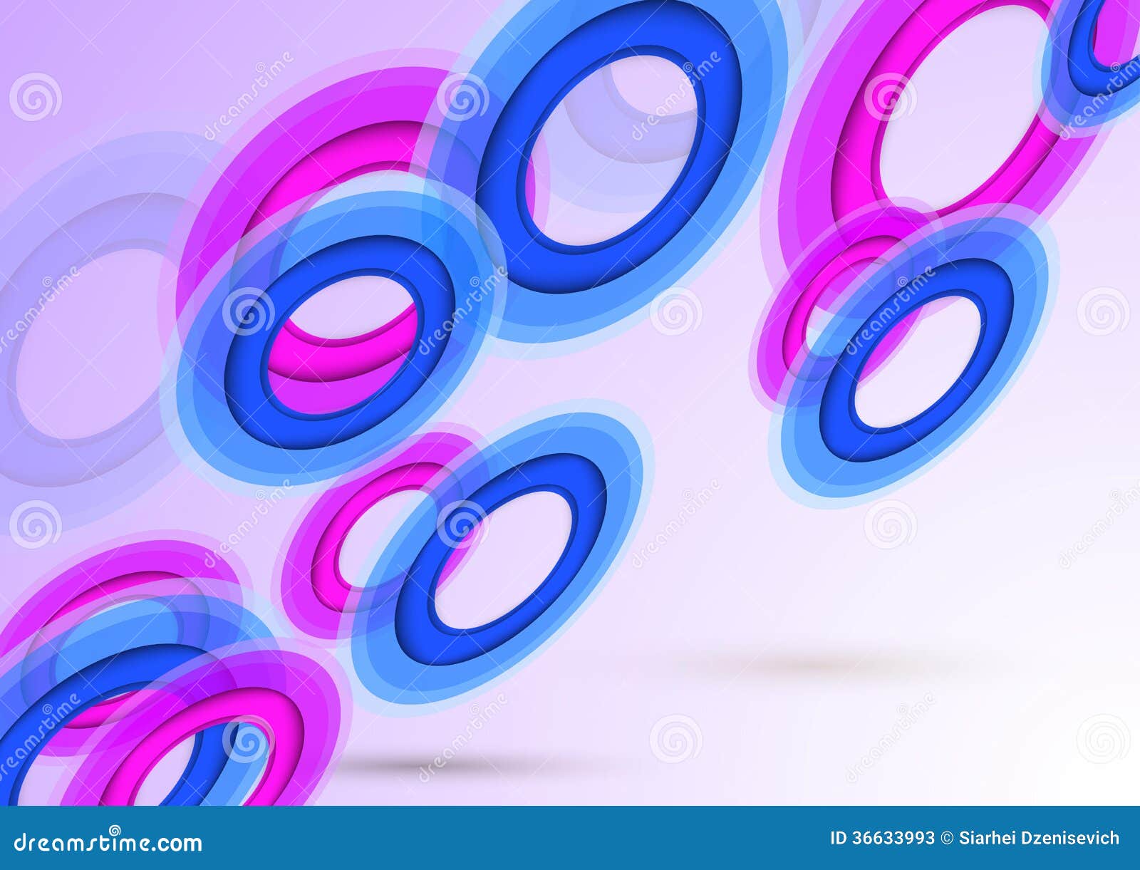 Transparent Background with Colorful Rings Stock Vector - Illustration ...