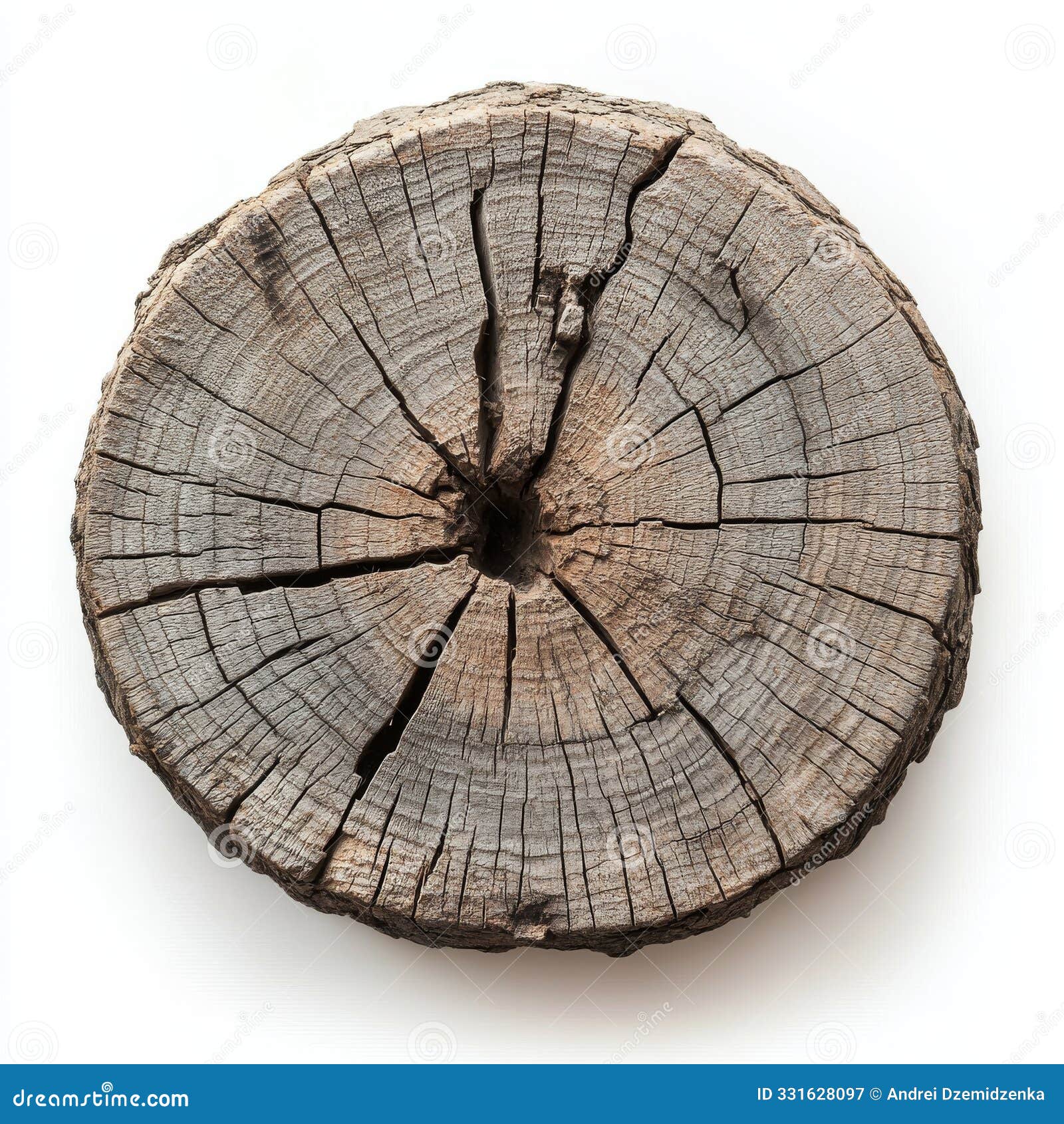 Transparent Background with an Old Wood Log Lying Horizontally Stock ...