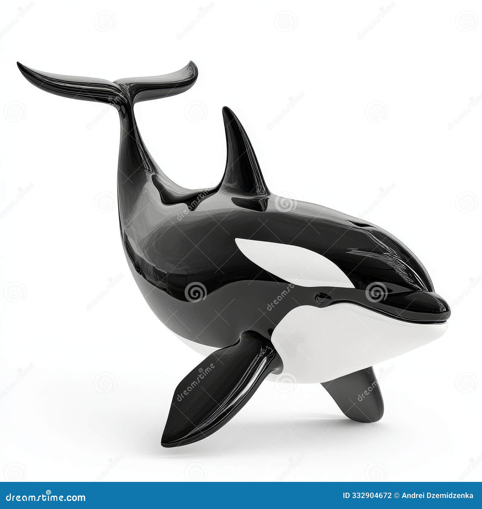 Transparent Background with an Orca Killer Whale Stock Illustration ...