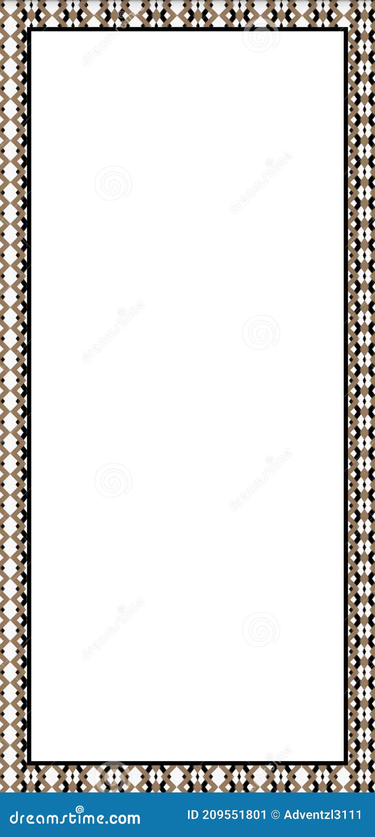Simple Design Photo Frame with Pattern Texture Background Stock Image ...