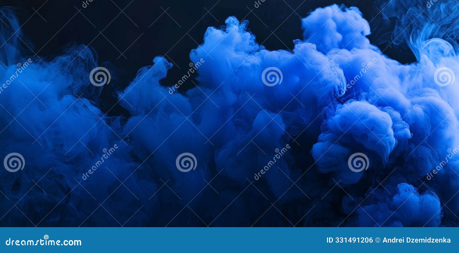 On a Transparent Background, this Realistic Blue Smoke Effect is ...