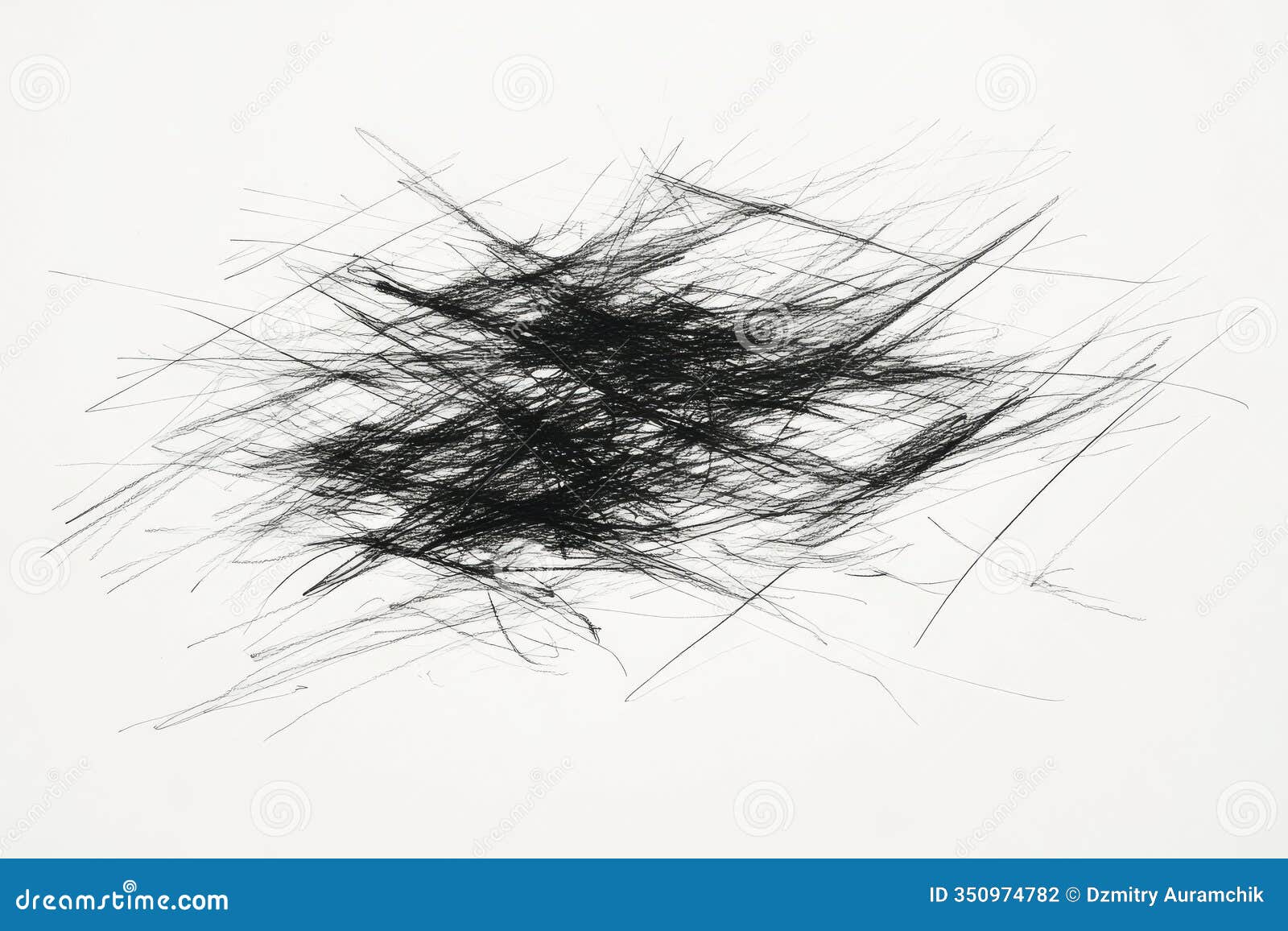 Transparent Background, Stock Pencil Squiggle Texture Sticker. Stock ...