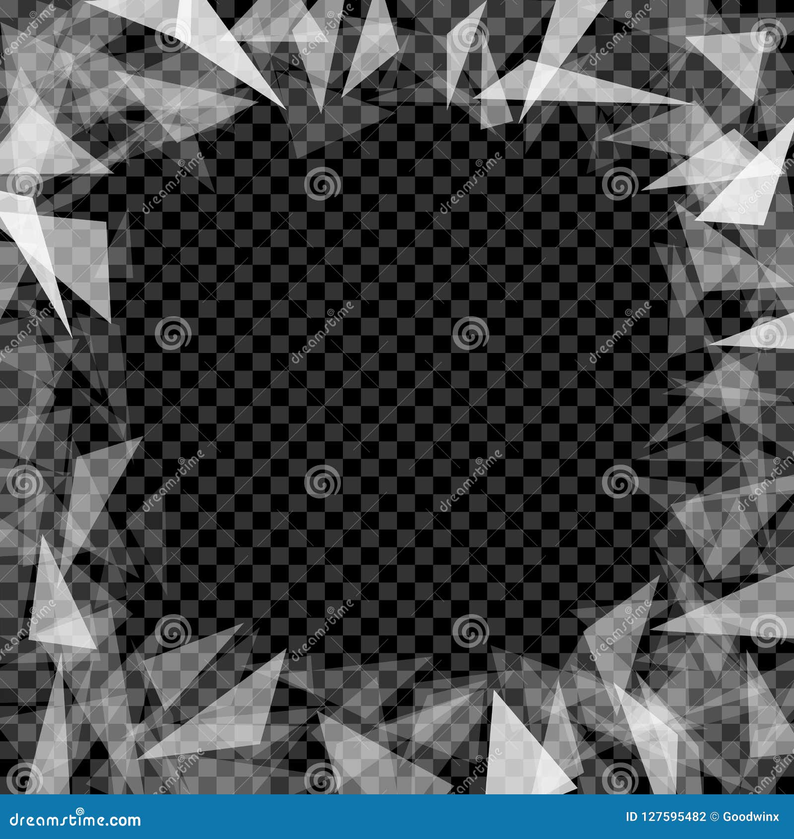 Translucent Empty Glass Spheres Or Circles Cartoon Vector ...