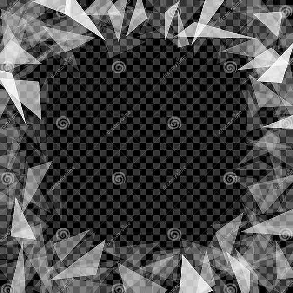 Transparent Background with Translucent Triangles with an Empty Stock ...