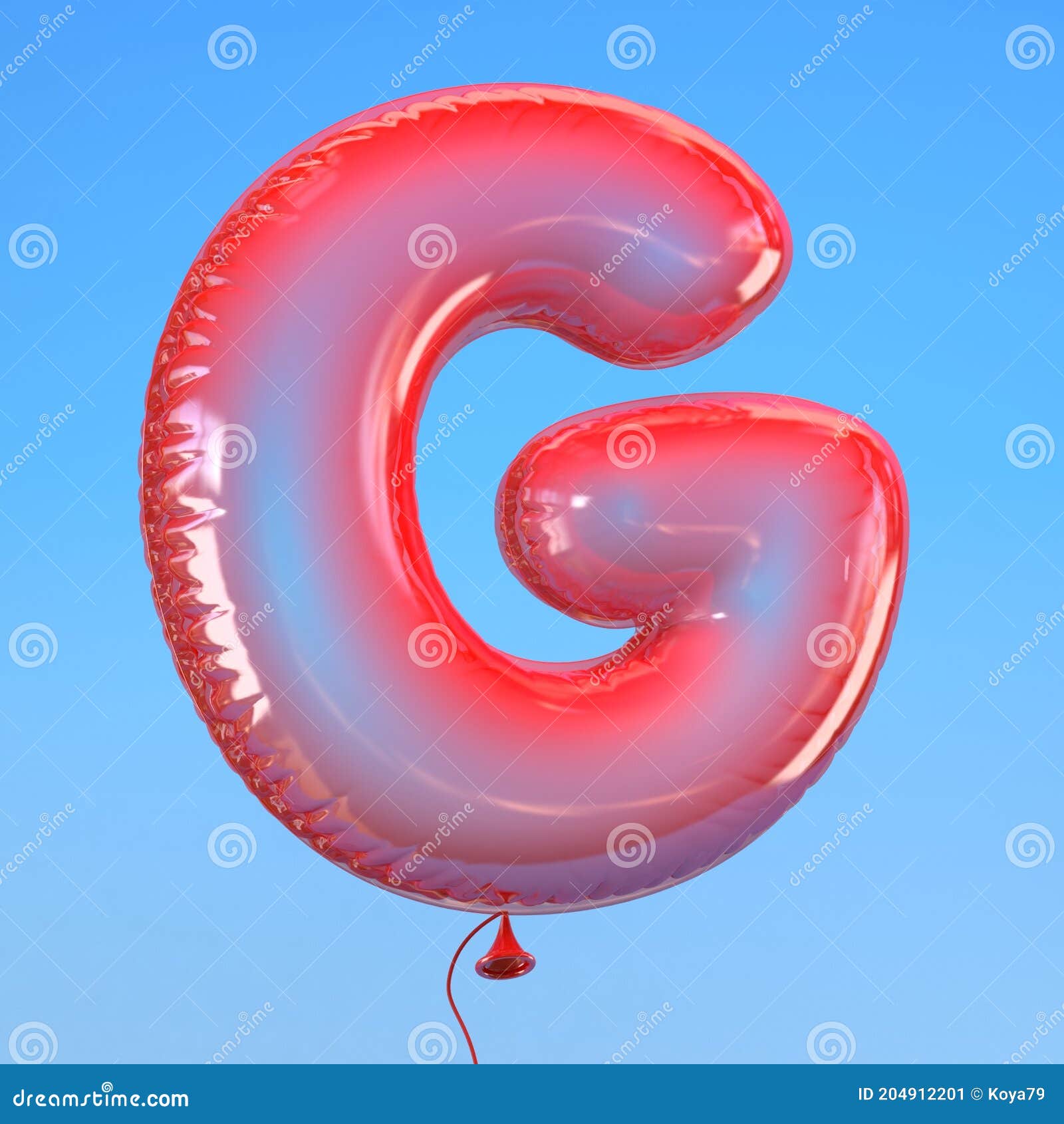 Transparent Balloon Font Letter G Stock Illustration - Illustration of ...