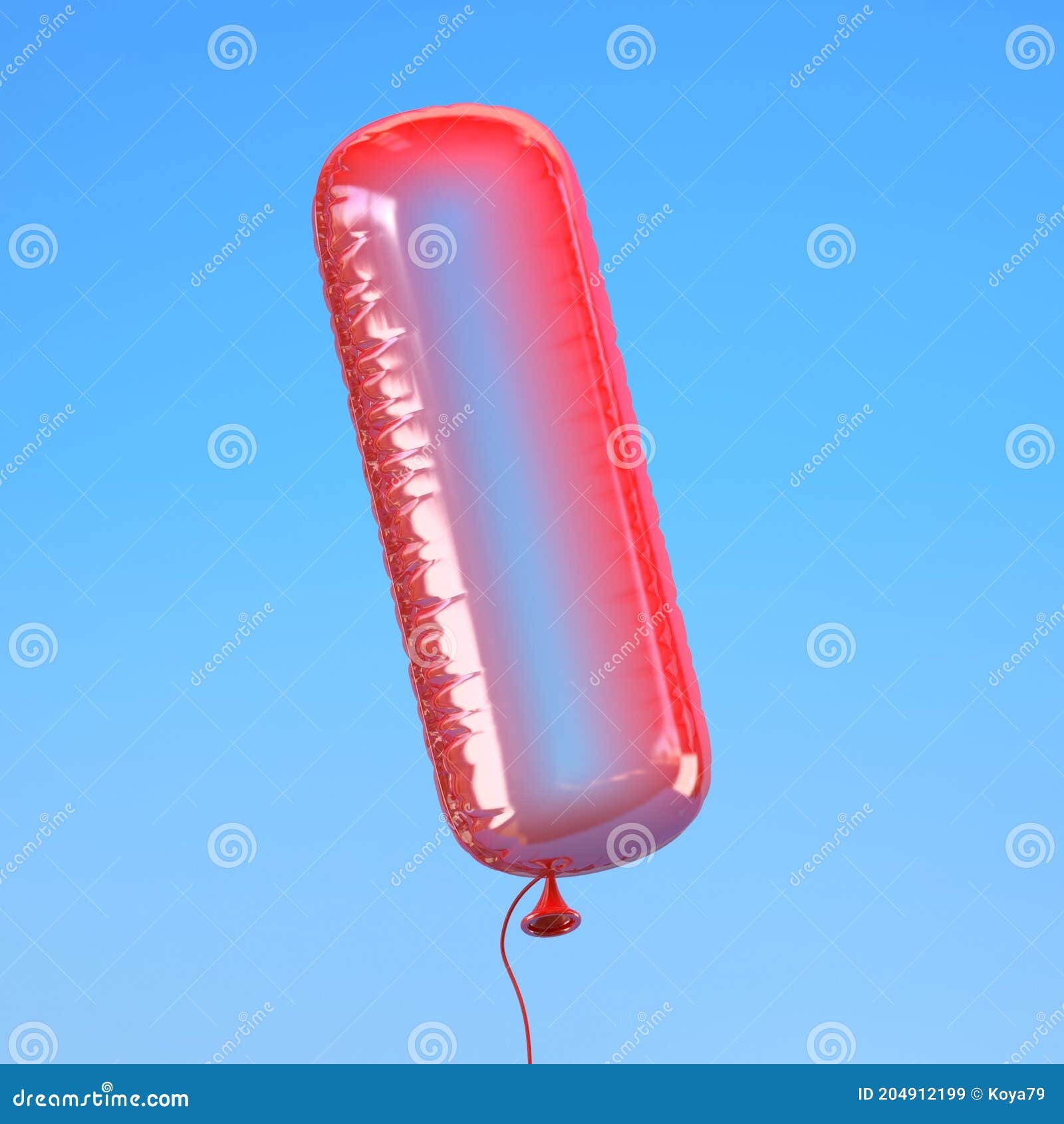 Transparent Balloon Font Letter I Stock Illustration - Illustration of ...
