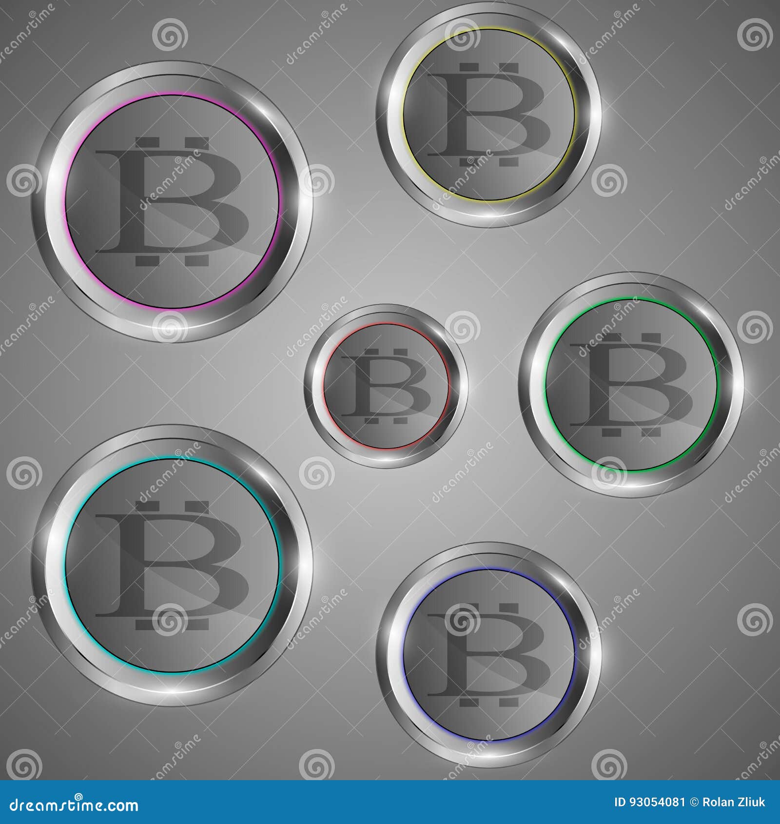 Transparent Bitcoin Circles Stock Vector - Illustration of element ...