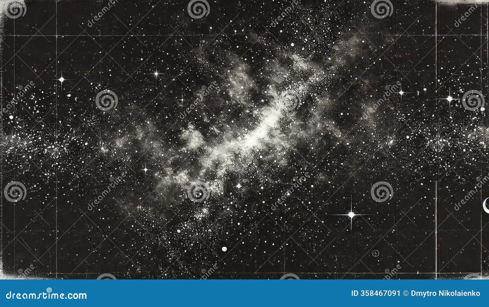 Transparent Black Distressed Overlay With Tiny White Particles: Starry ...