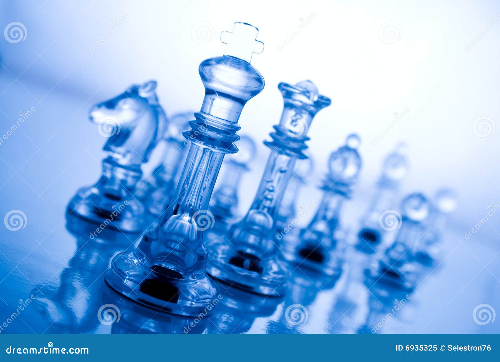 Transparent blue chess stock image. Image of games, planning - 6935325