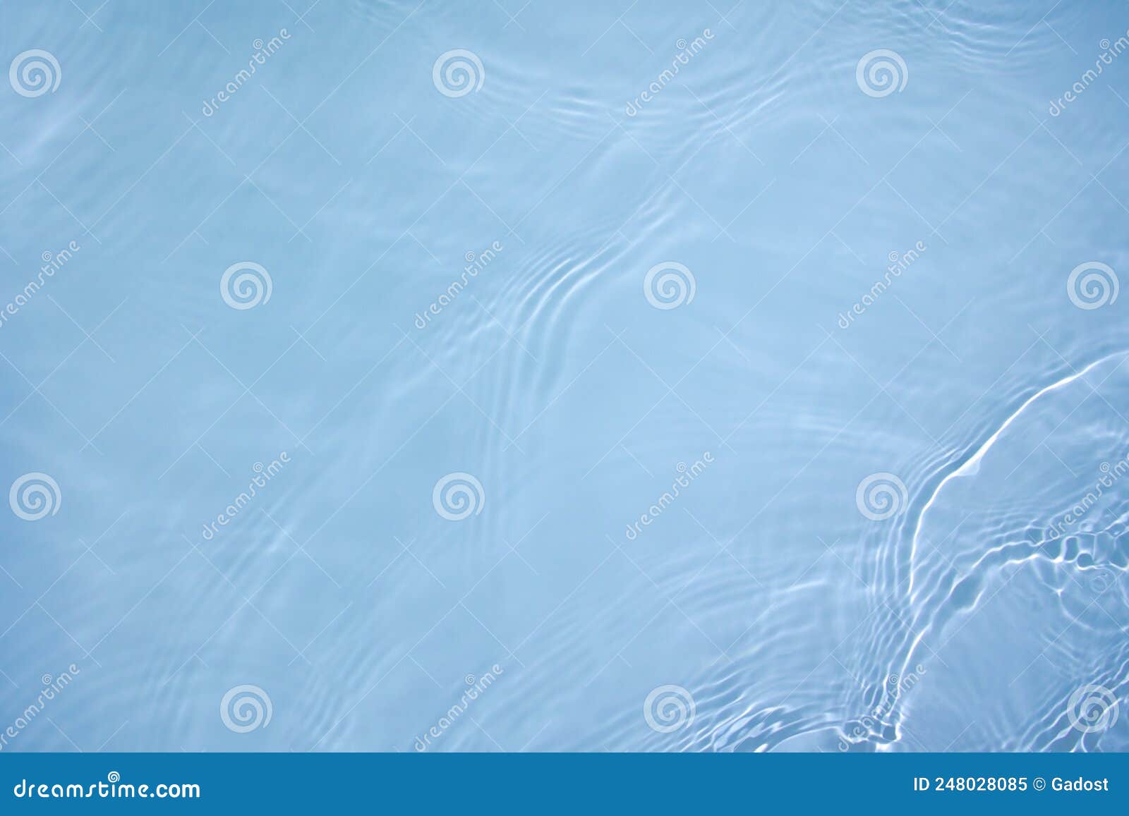 Transparent Blue Colored Clear Calm Water Surface Texture Stock Image ...