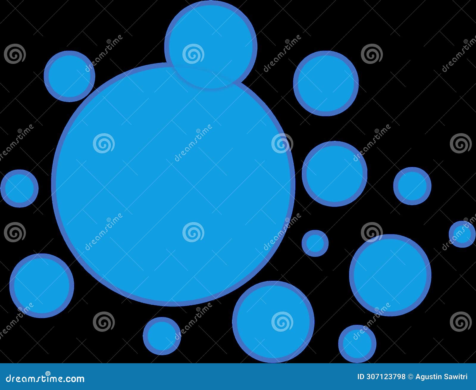 Transparent Blue Color Bubbles ClipArt, Elements & Graphics 17 Stock ...