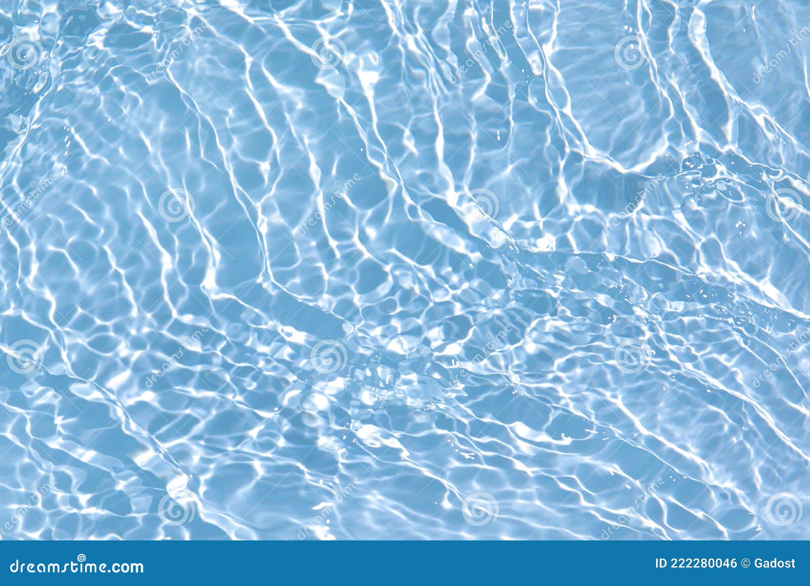 Transparent Blue Colored Clear Calm Water Surface Texture Stock Photo ...