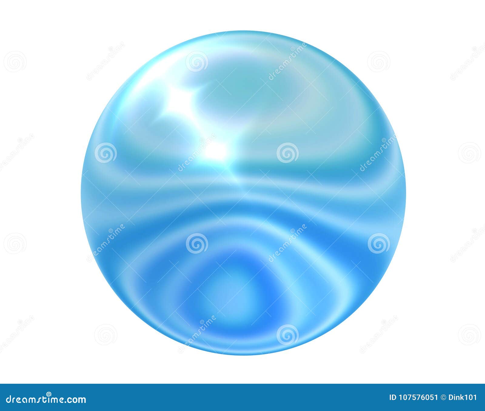 Transparent blue sphere stock illustration. Illustration of circle ...