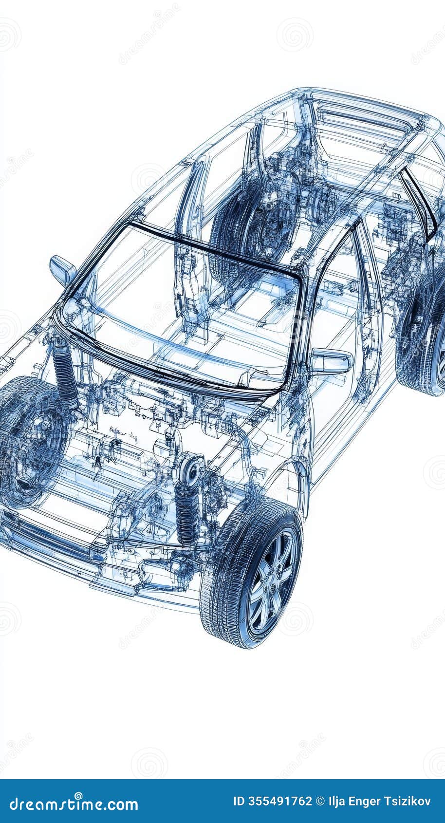 Automotive Engineering Icons Depict Key Concepts Like Structure ...