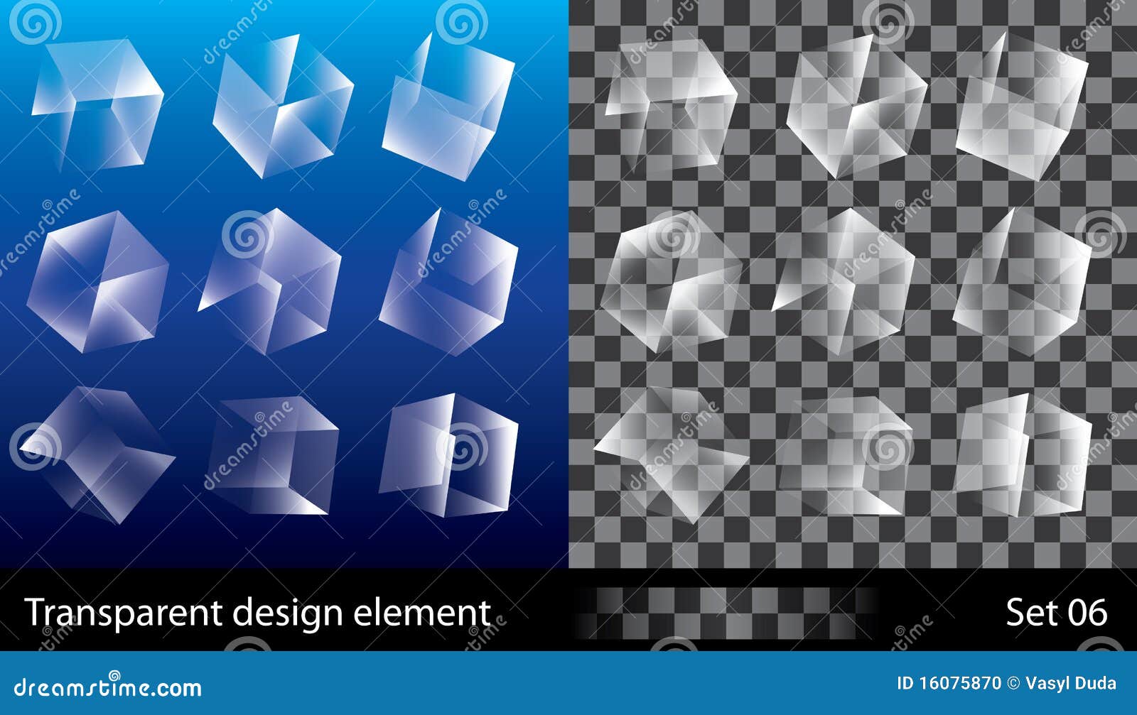 Transparent Boxes stock vector. Illustration of design - 16075870