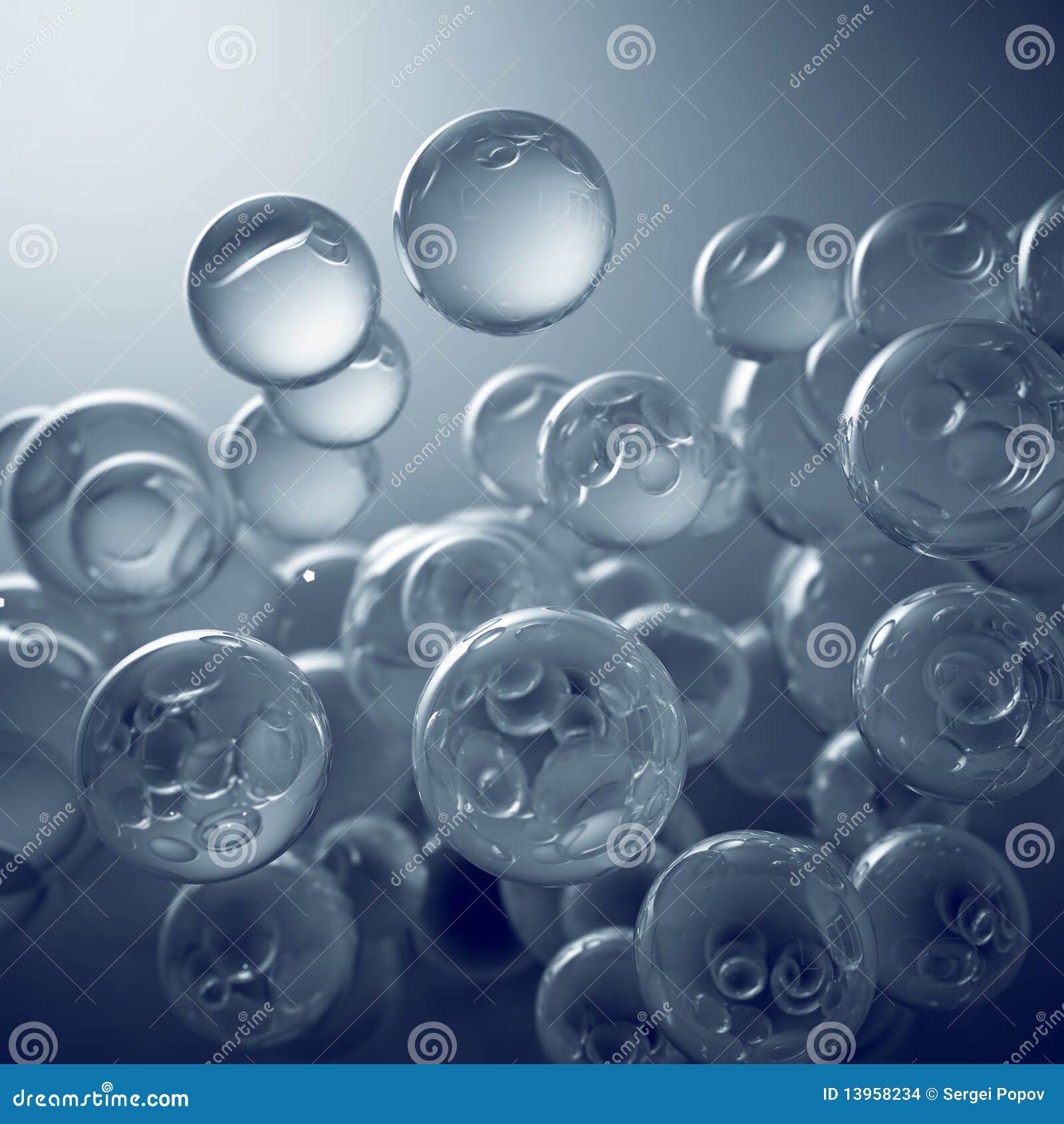 Transparent Gel With Bubbles Texture. Royalty-Free Stock Photography ...
