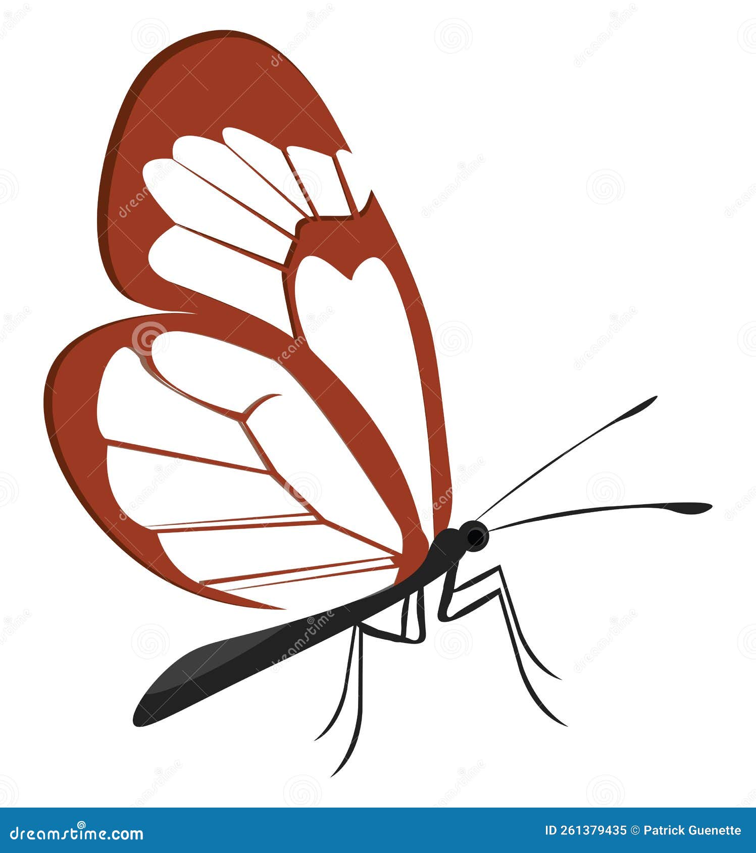 Transparent Butterfly, Icon Stock Vector - Illustration of graphic ...