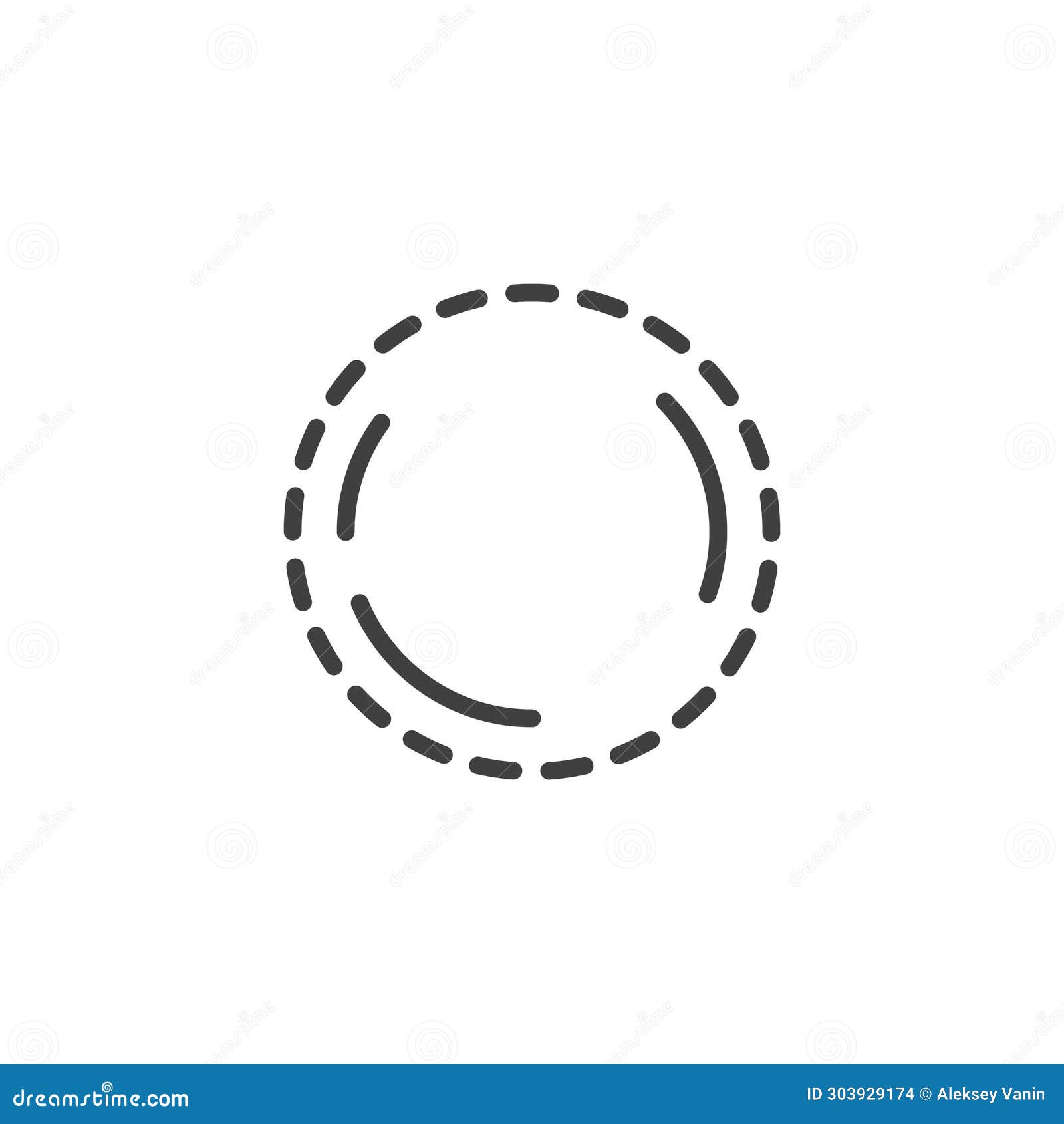 Transparent Button Line Icon Stock Illustration - Illustration of ...
