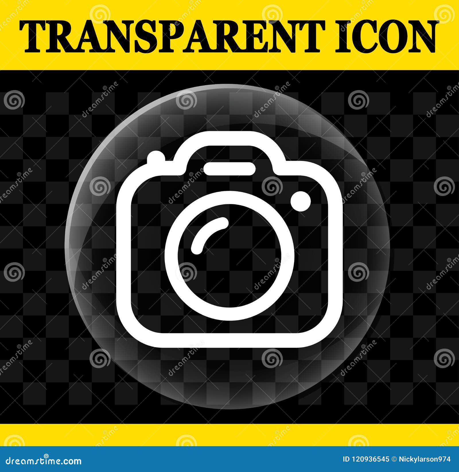 Transparent Camera Vector Circle Icon Stock Vector - Illustration of ...