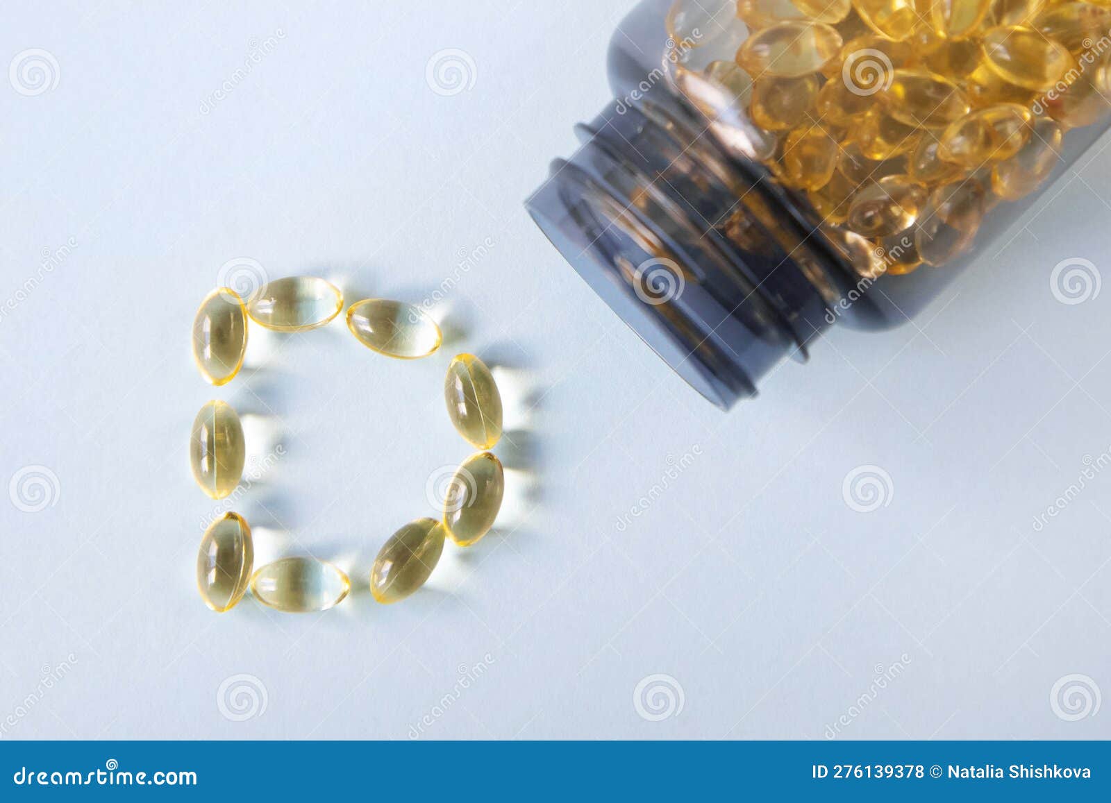 The Capsules are on the Surface in the Form of the Letter D Next To the ...