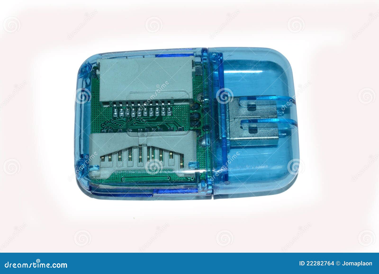 Transparent card reader stock photo. Image of plastic - 22282764