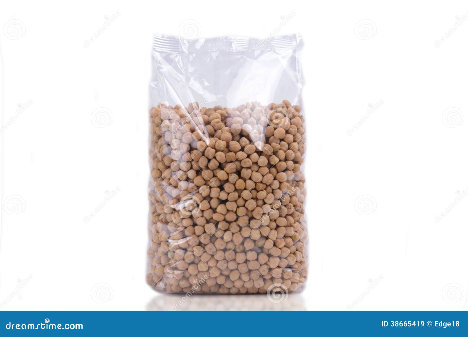 Transparent Chick-pea Beans Packet Stock Image - Image of macro, diet ...