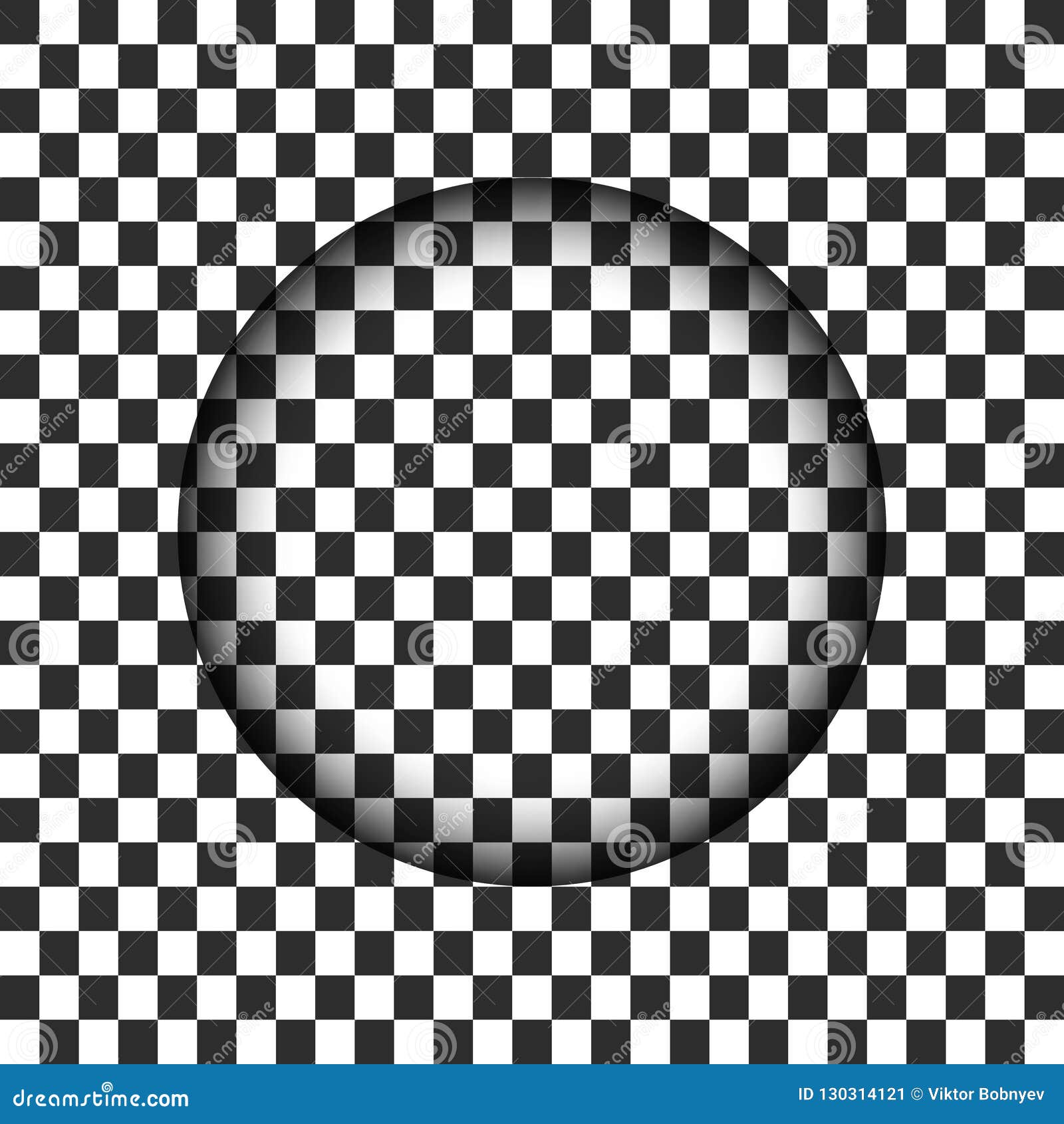 Transparent Circle Hole with Blurred Edge. Vector Illustration Stock ...