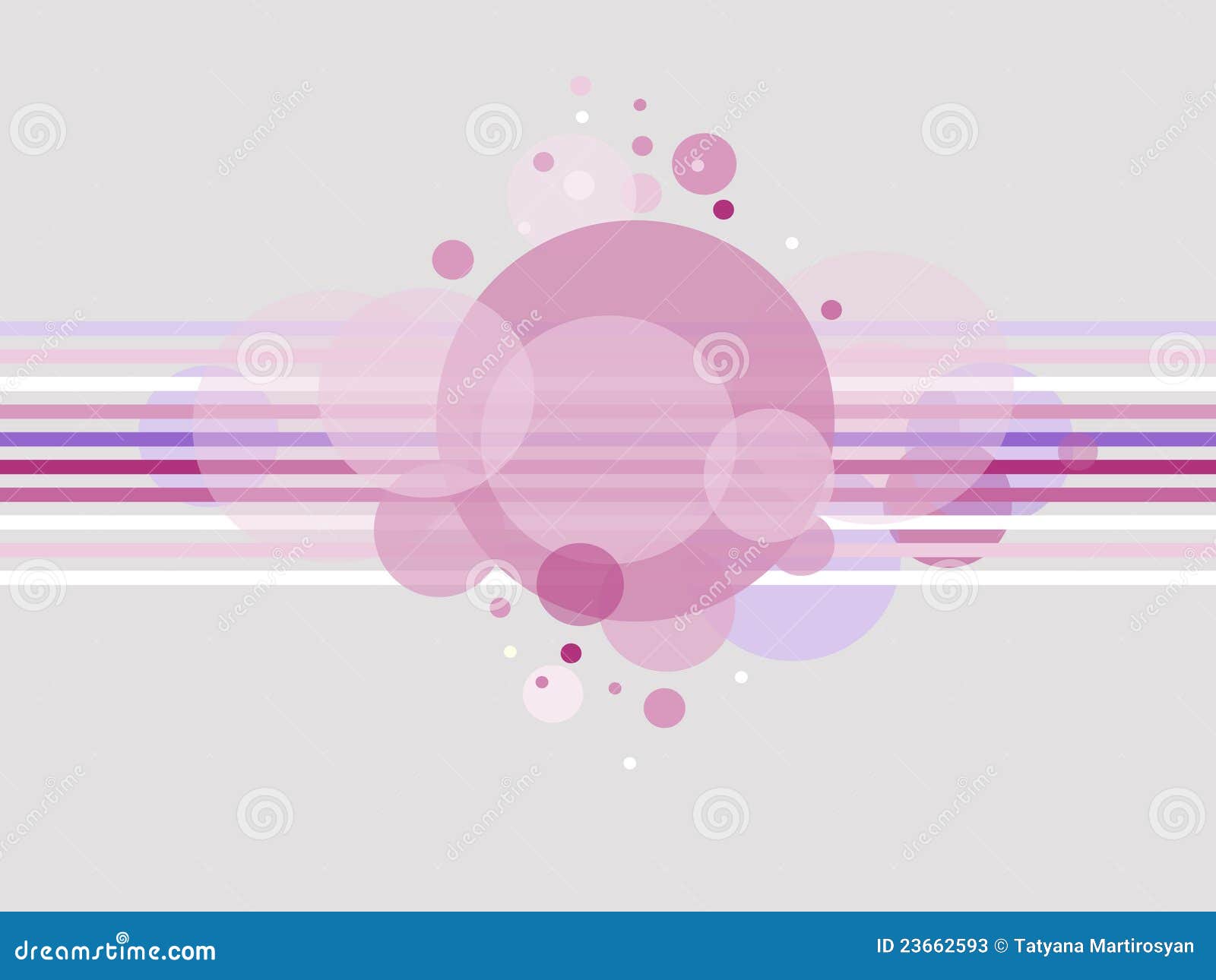 Transparent Circles and Stripes on a Gray Backgrou Stock Vector ...