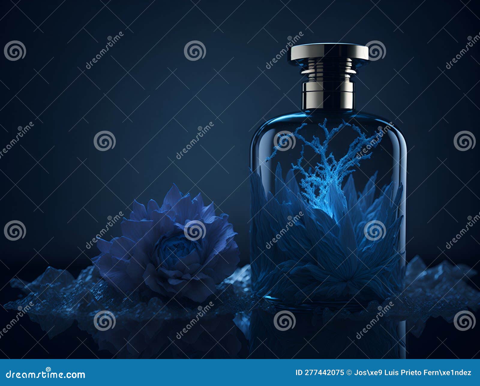 Transparent Colony with a Floral Theme Stock Illustration ...