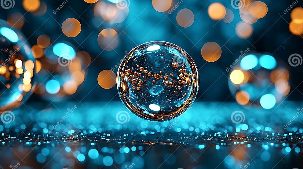 Transparent Composite Spheres with Embedded Microstructure Stock ...