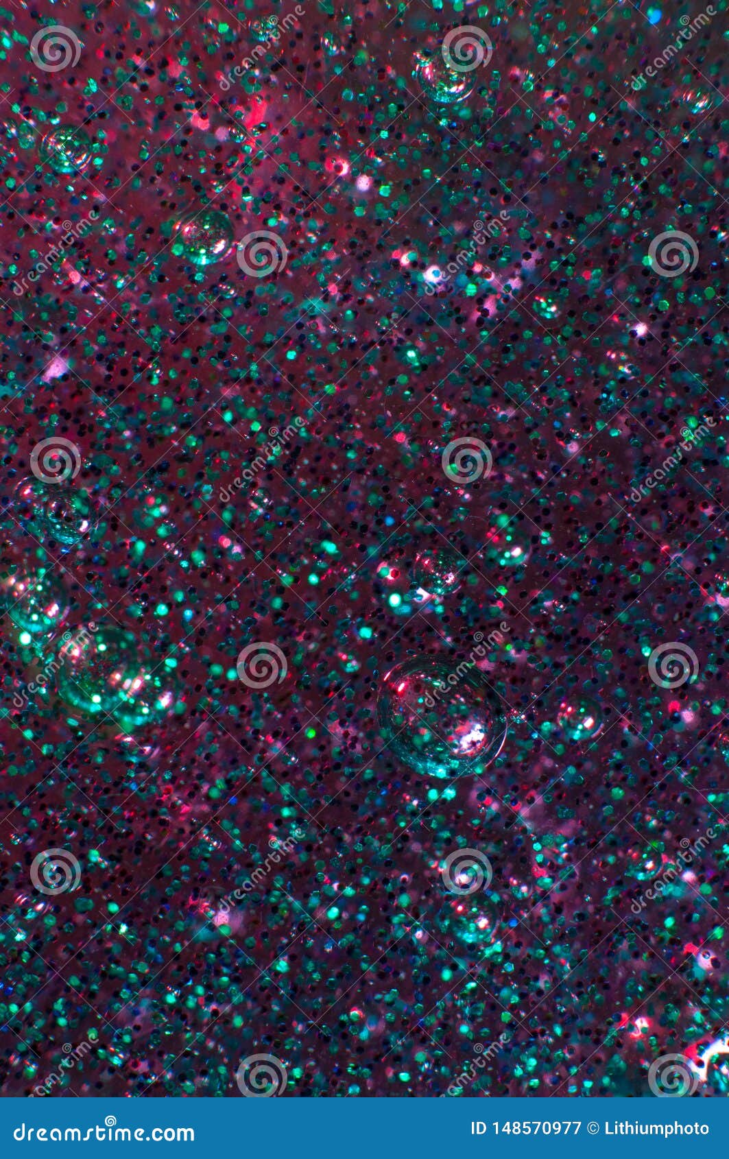 Transparent Dark Multicolor Slime with Glittering Particles Stock Image ...