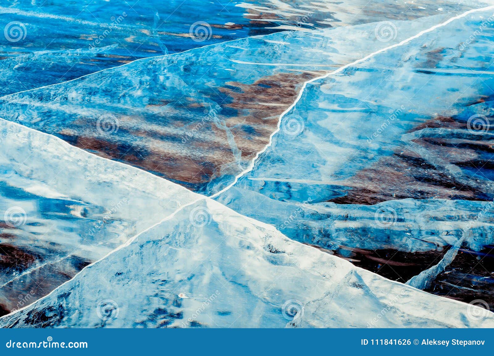 Transparent deep blue ice stock photo. Image of dark - 111841626