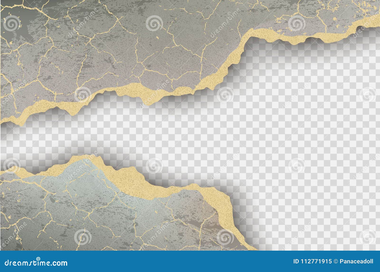 Transparent Design Ripped Templates Torn Paper Stock Illustration ...