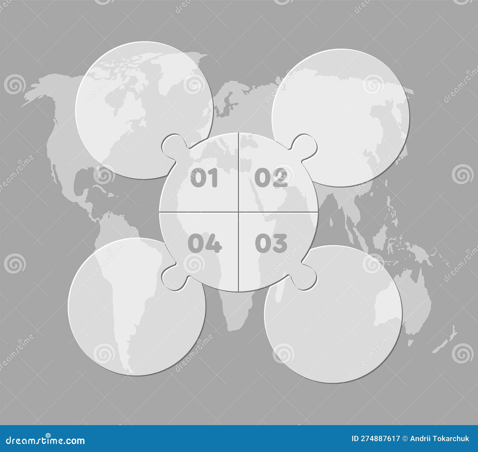 Transparent Diagram Infographic Process on 4 Steps Stock Illustration ...