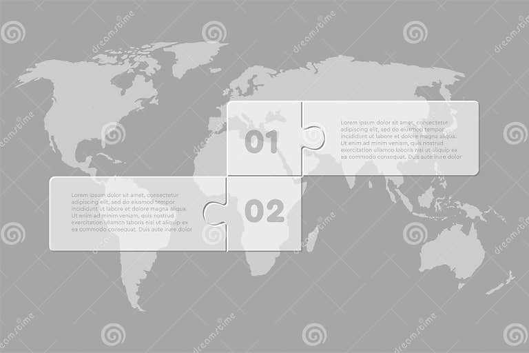 Transparent Diagram Infographic Process on 2 Steps Stock Illustration ...