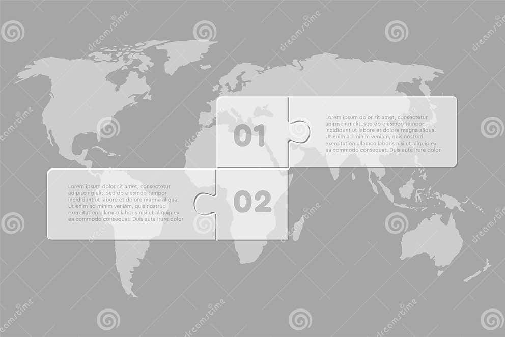 Transparent Diagram Infographic Process on 2 Steps Stock Illustration ...