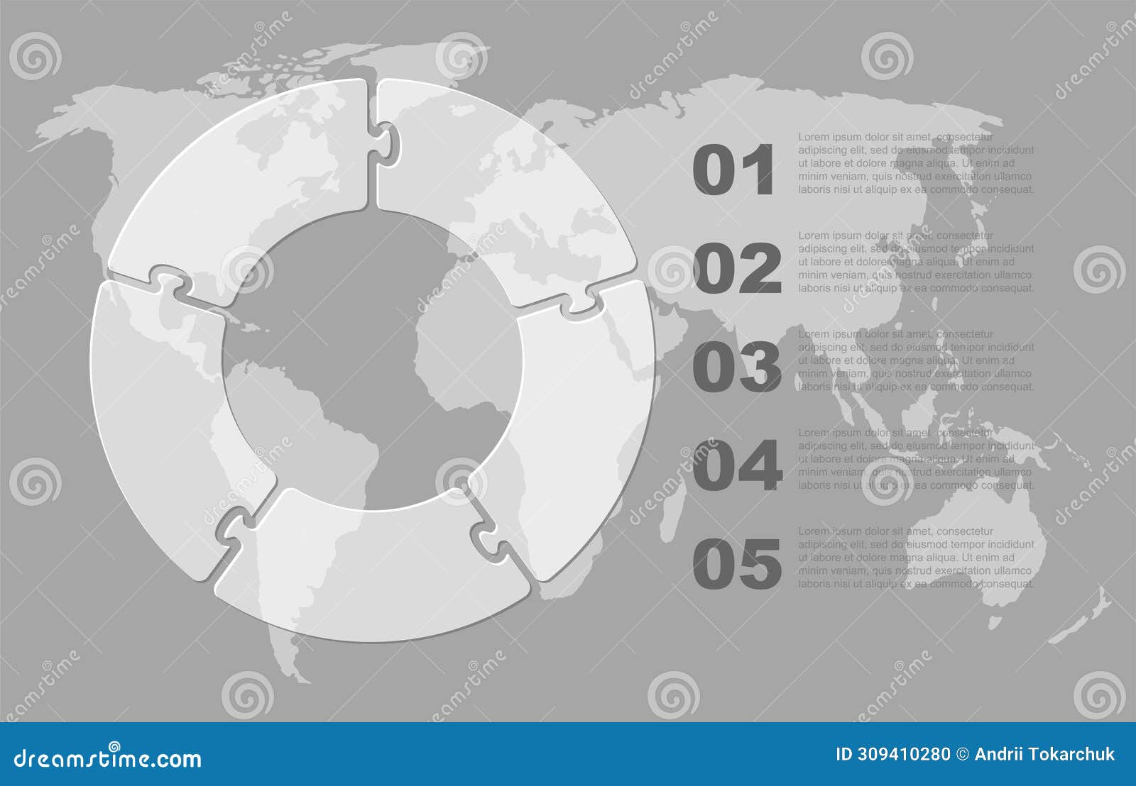 Transparent Diagram Infographic Process on 5 Steps Stock Vector ...