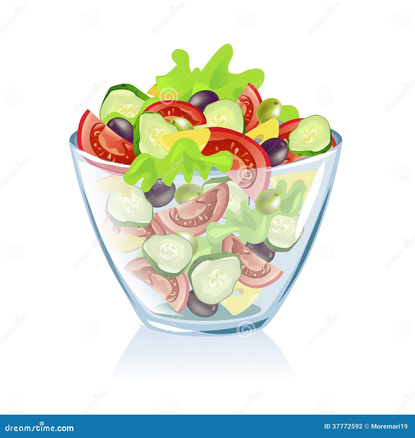 Transparent Dish with Vegetables Stock Vector - Illustration of diner ...