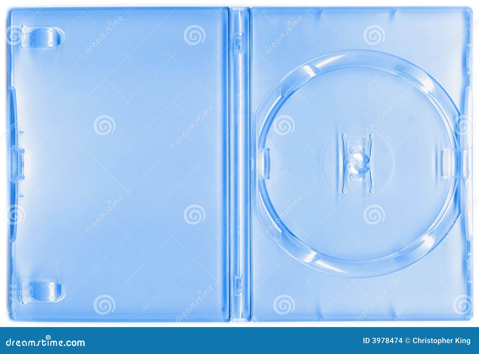 Transparent DVD or CD Case stock photo. Image of information - 3978474