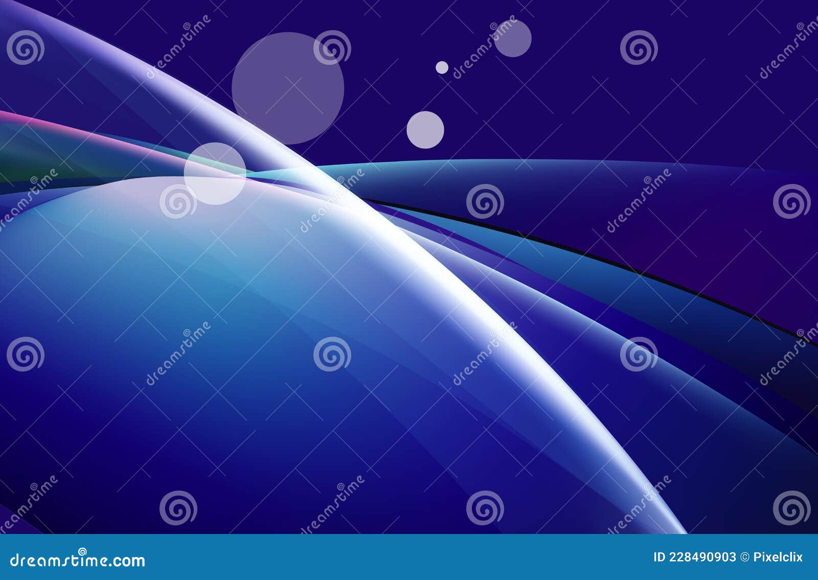 Transparent Eccentric Circular Rays of Lights in Universe. Stock Vector ...
