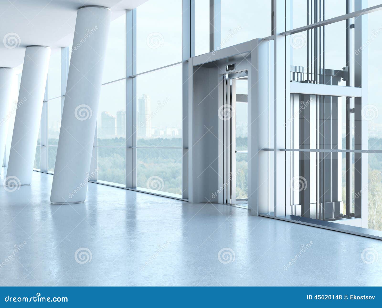 Transparent elevator stock photo. Image of life, framework - 45620148