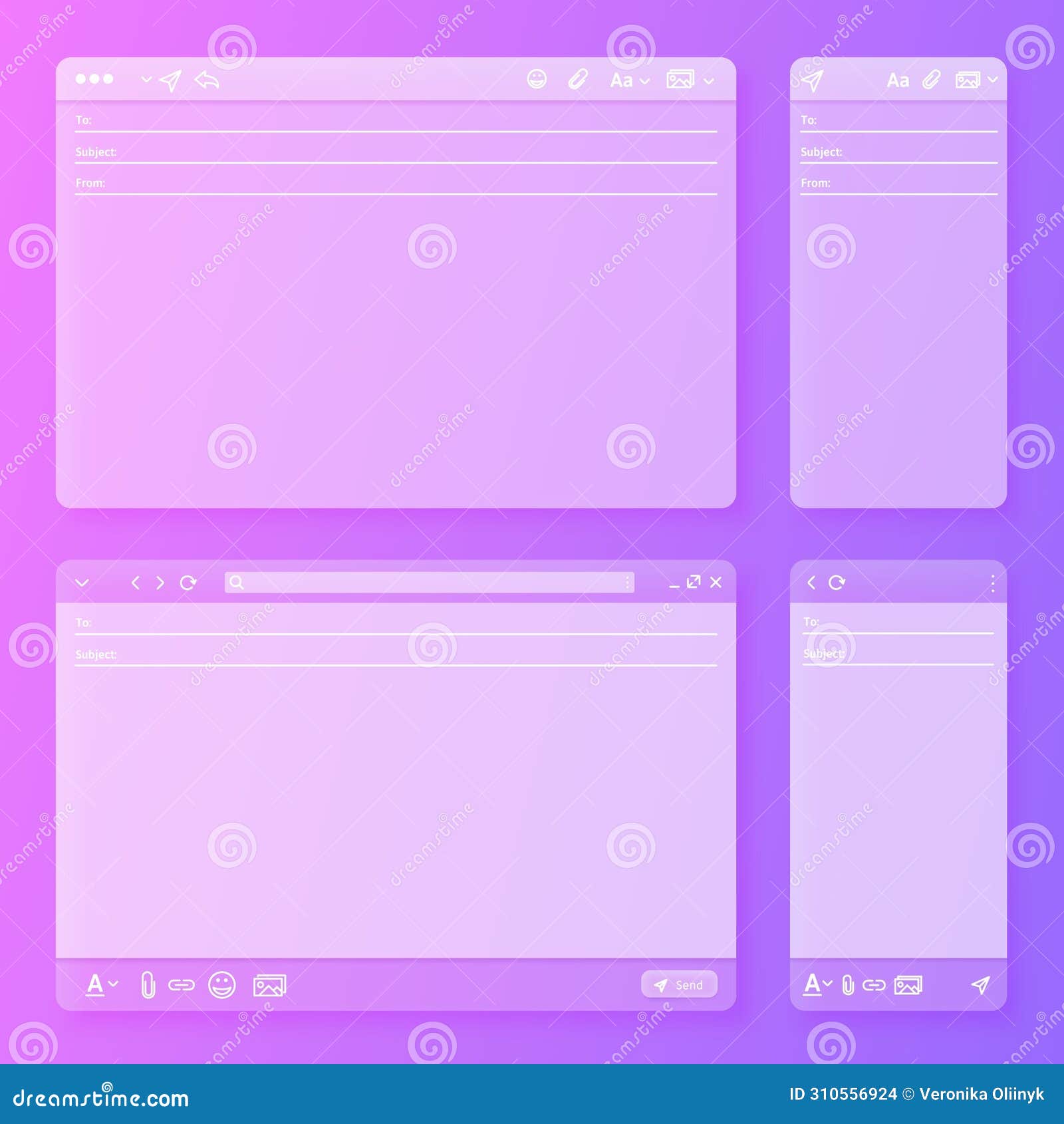 Transparent Email Interface. Webmail Mobile and Desktop Client App ...
