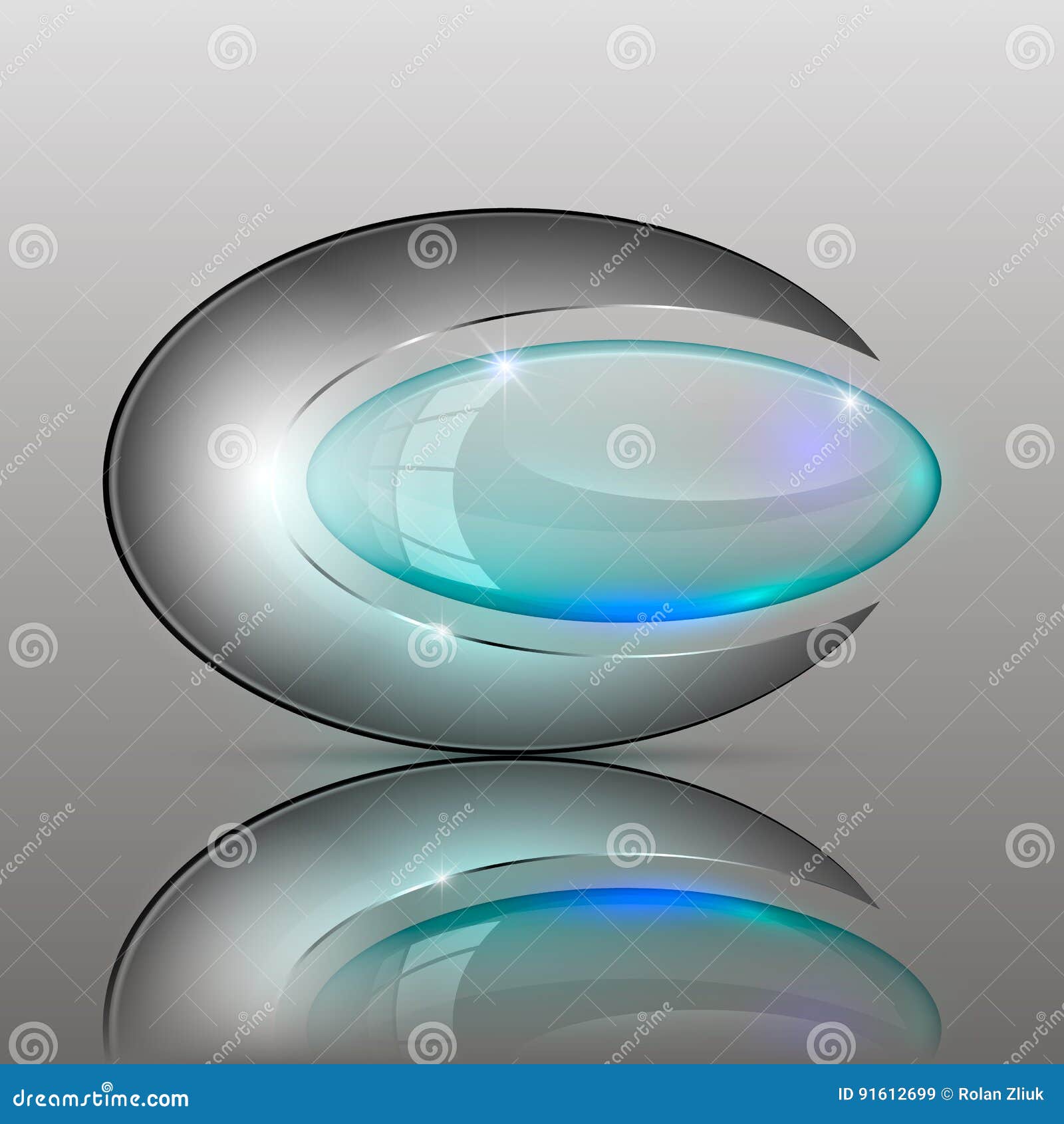 Transparent empty logo stock vector. Illustration of illuminated - 91612699