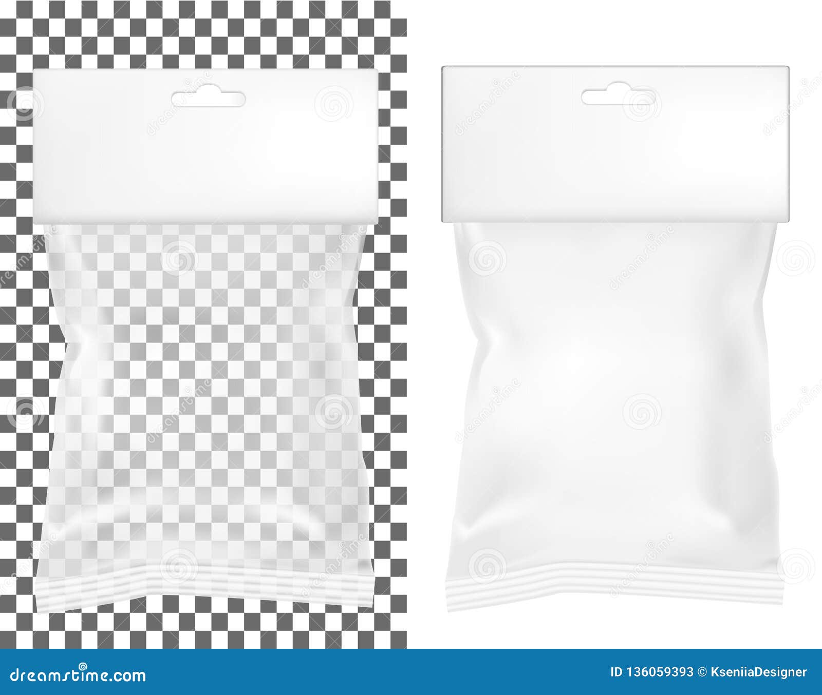 Blank Sachet Packets Isolated On White On The Go Food Packs - Mockup ...