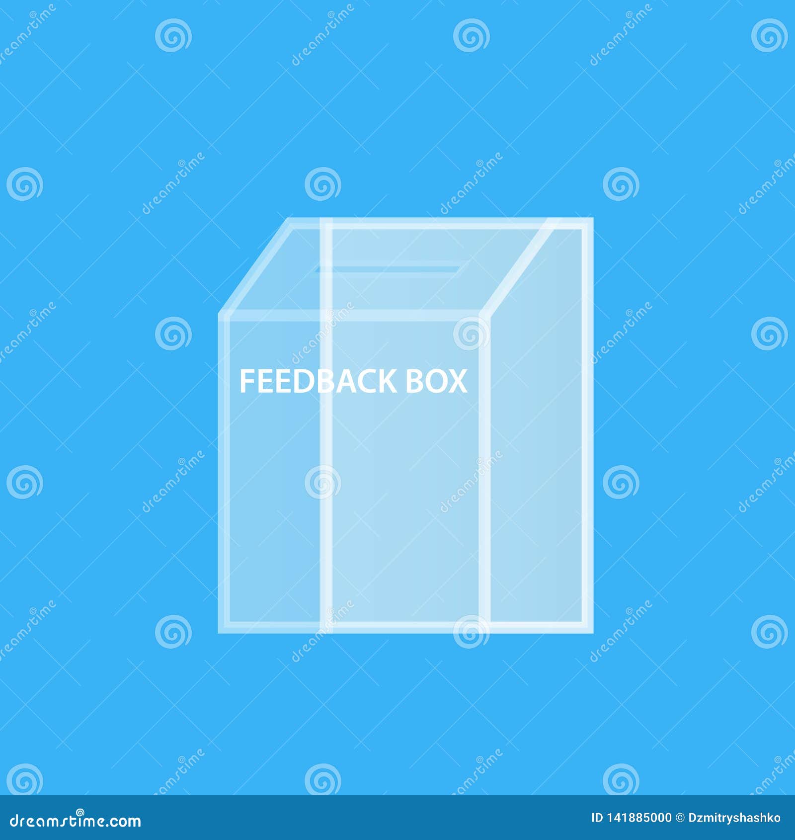 Transparent Feedback Box Icon Stock Vector - Illustration of opinion ...