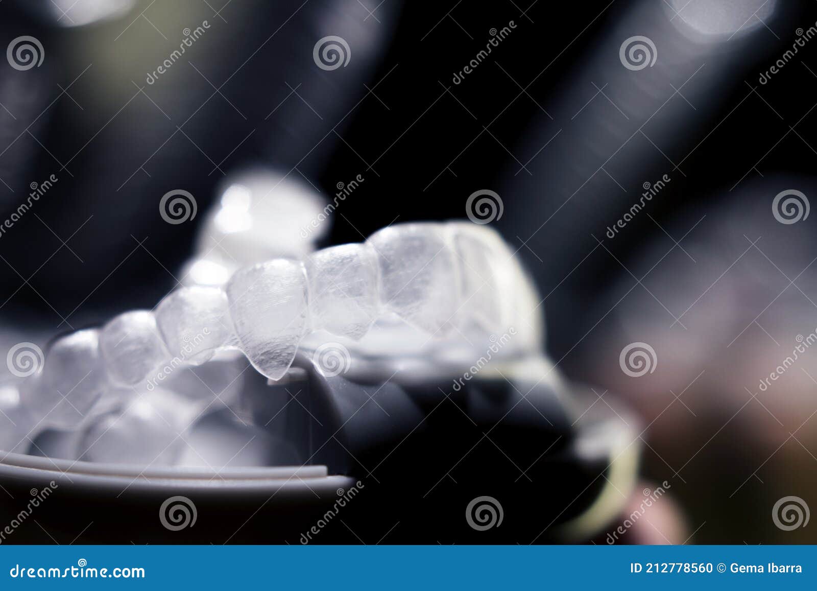 Transparent Ferule Retainer Teeth Alignment Stock Photo - Image of ...