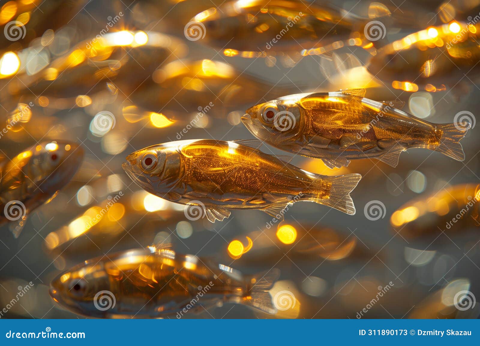Transparent Fish with Omega-3 Inside. Stock Image - Image of healthy ...